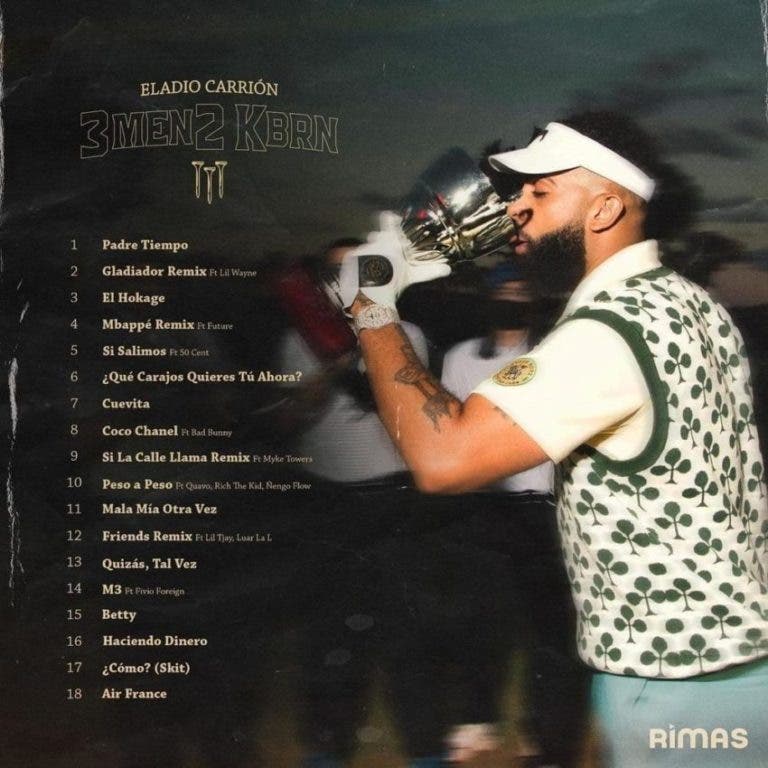 Eladio Carrión lanza nuevo disco con colaboraciones de Bad Bunny y 50 Cent