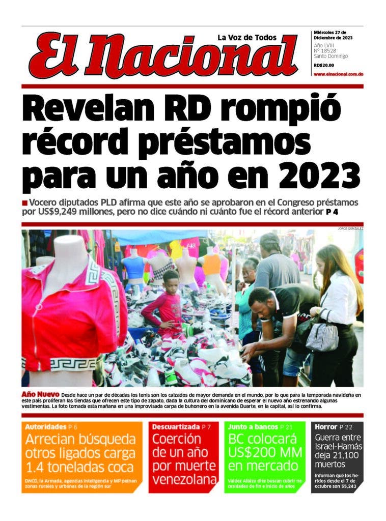 Impreso miércoles 27 diciembre 2023