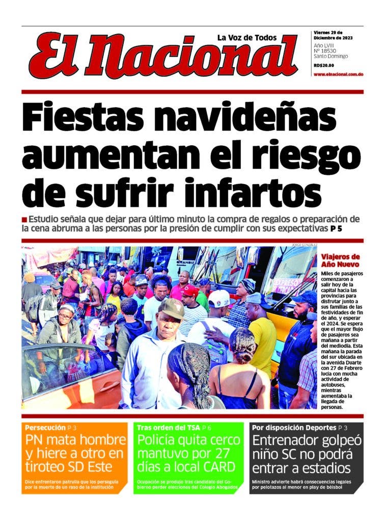 Impreso viernes 29 diciembre 2023